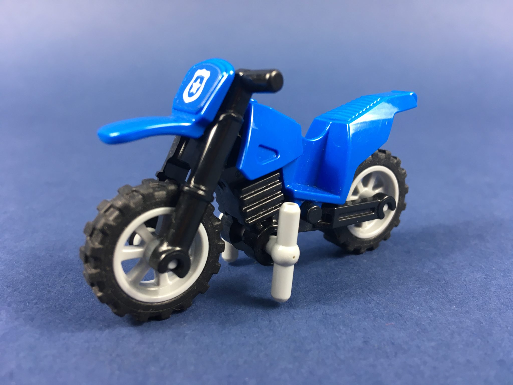 LEGO® Motorrad Dirt Bike Motocross blau Sticker Stern City (50860)