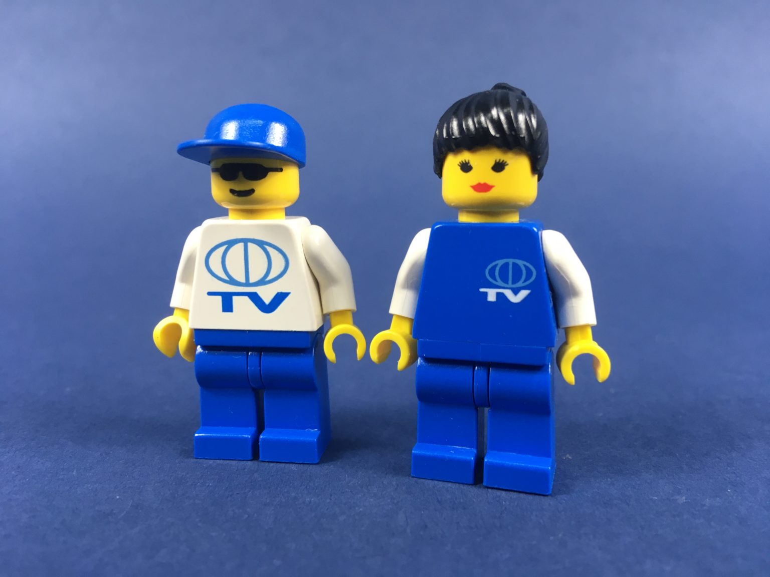 LEGO® TV Team Reporter Journalist Kameramann Classic Town (tv002, tv003 ...